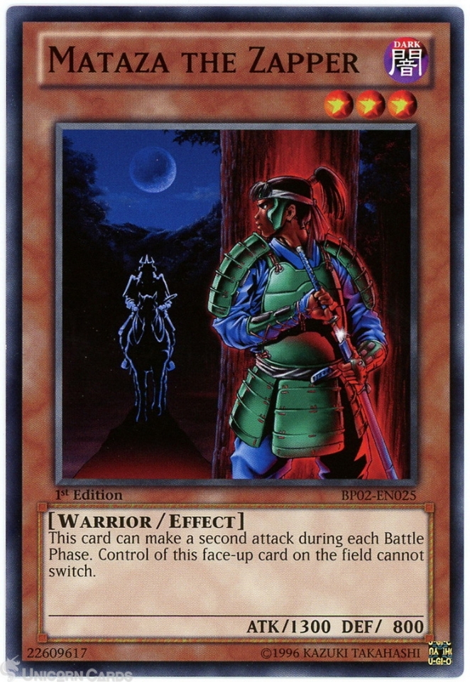 BP02-EN025 Mataza the Zapper : Common 1st Edition Mint YuGiOh Card ...
