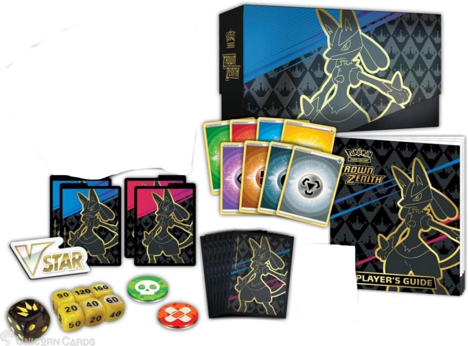 Pokemon TCG: Sword & Shield - Crown Zenith Elite Trainer Box: STORAGE ...