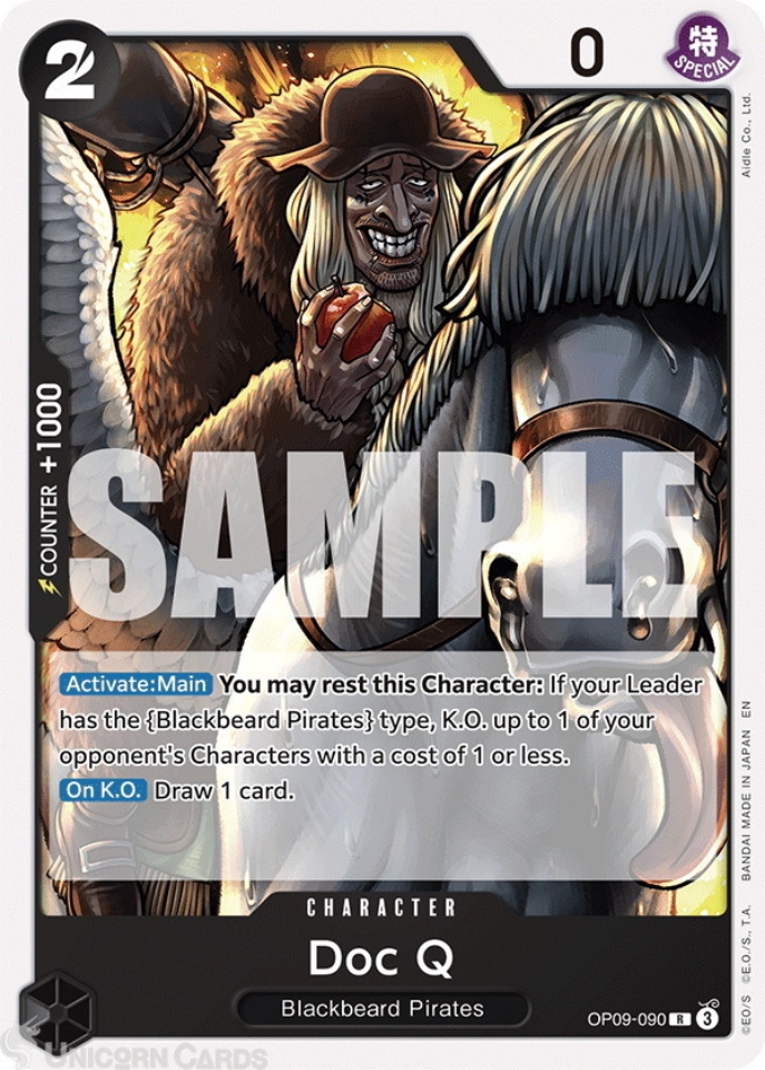 OP09-090 Doc Q : Rare English One Piece TCG Card : ST27: Starter Deck ...