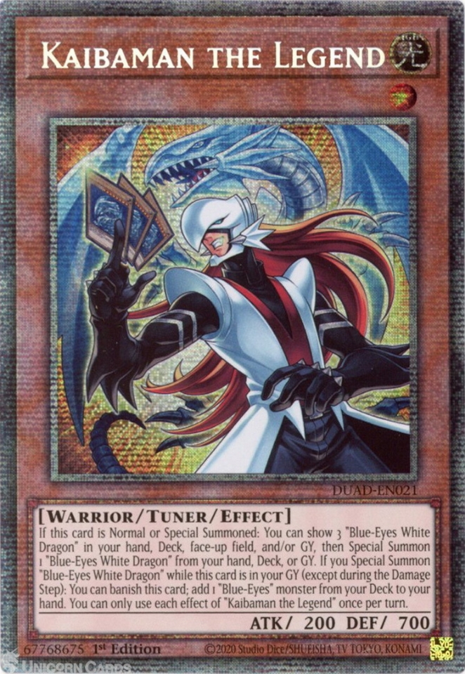 DUAD-EN021 Kaibaman the Legend : Starlight Rare 1st Edition Mint YuGiOh ...