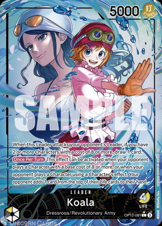 OP12-081 Koala : Leader Alternative Art English One Piece TCG Card ...