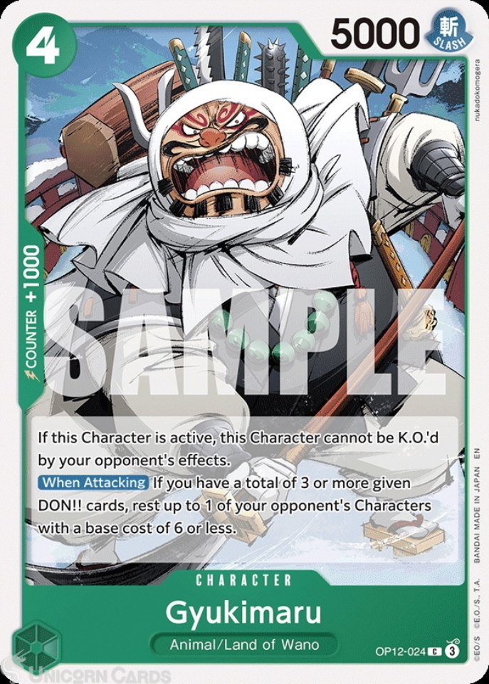 OP12-024 Gyukimaru : Common English One Piece TCG Card : OP12: Legacy ...