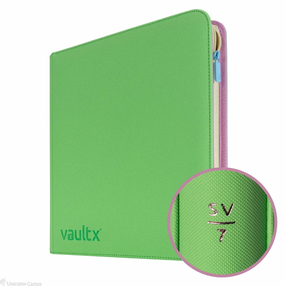 Vault X: Premium 12-Pocket Exo-Tec® Zip Binder - SV7 : 20 Pages Album ...