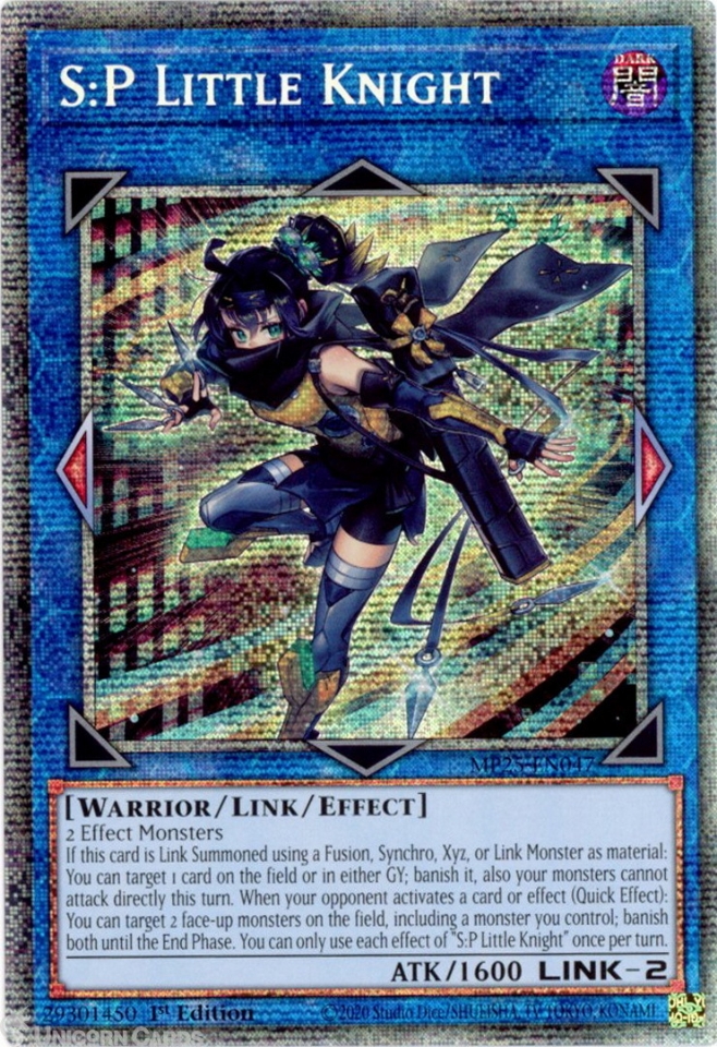 MP25-EN047 S:P Little Knight : Starlight Rare 1st Edition Mint YuGiOh ...
