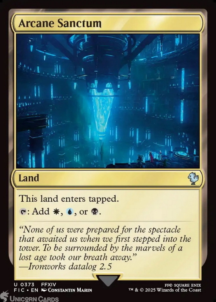 Arcane Sanctum : Mint MTG Card : Final Fantasy Commander Decks ...