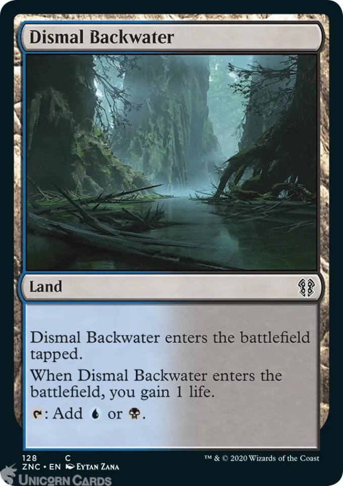 Dismal Backwater : Mint MTG Card : Zendikar Rising Commander Decks ...
