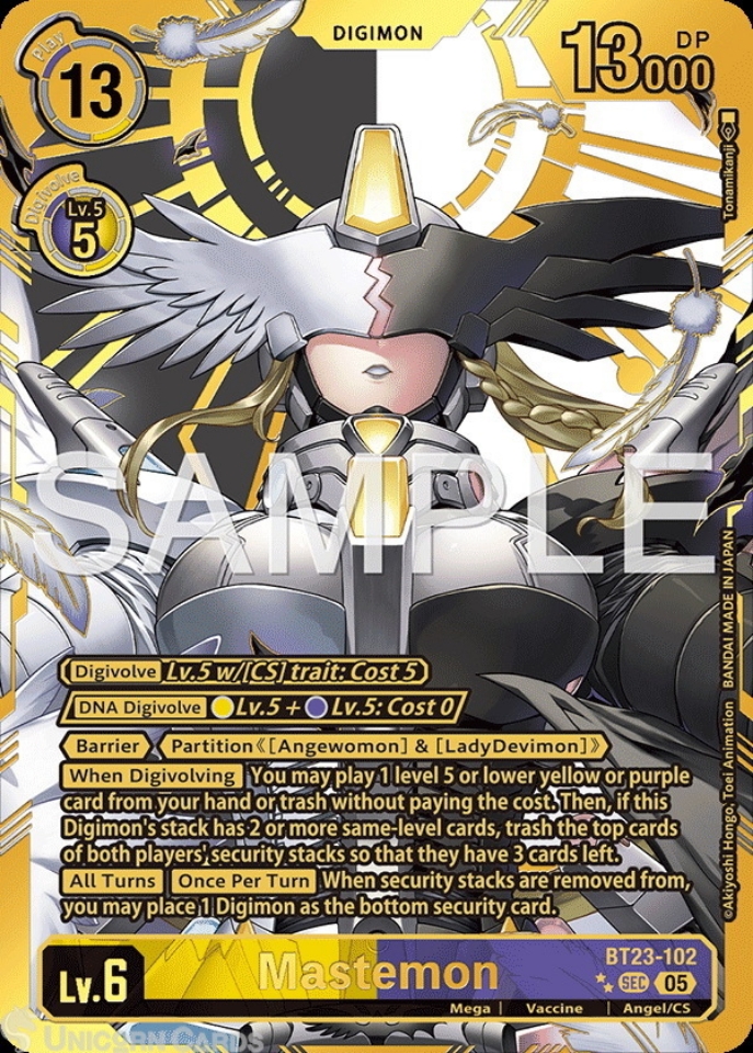 BT23-102 Mastemon : Rare Pull SP Cards & Rare Pulls Digimon Card : BT23 ...