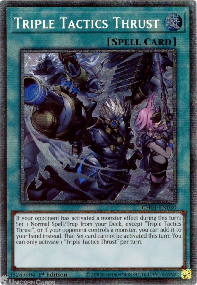 CH01-EN030 Triple Tactics Thrust : Starlight Rare 1st Edition Mint ...