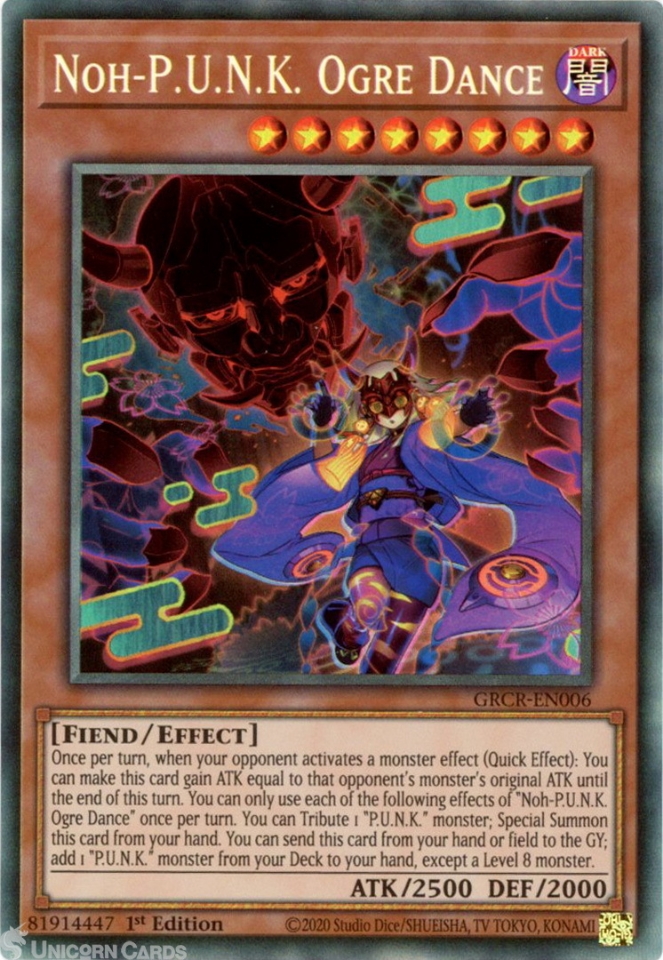 GRCR-EN006 Noh-P.U.N.K. Ogre Dance :: Collector's Rare 1st Edition Mint ...